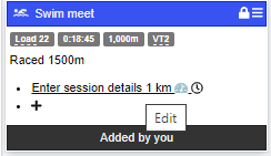How to log and value of logging swim events - Technical Support ...